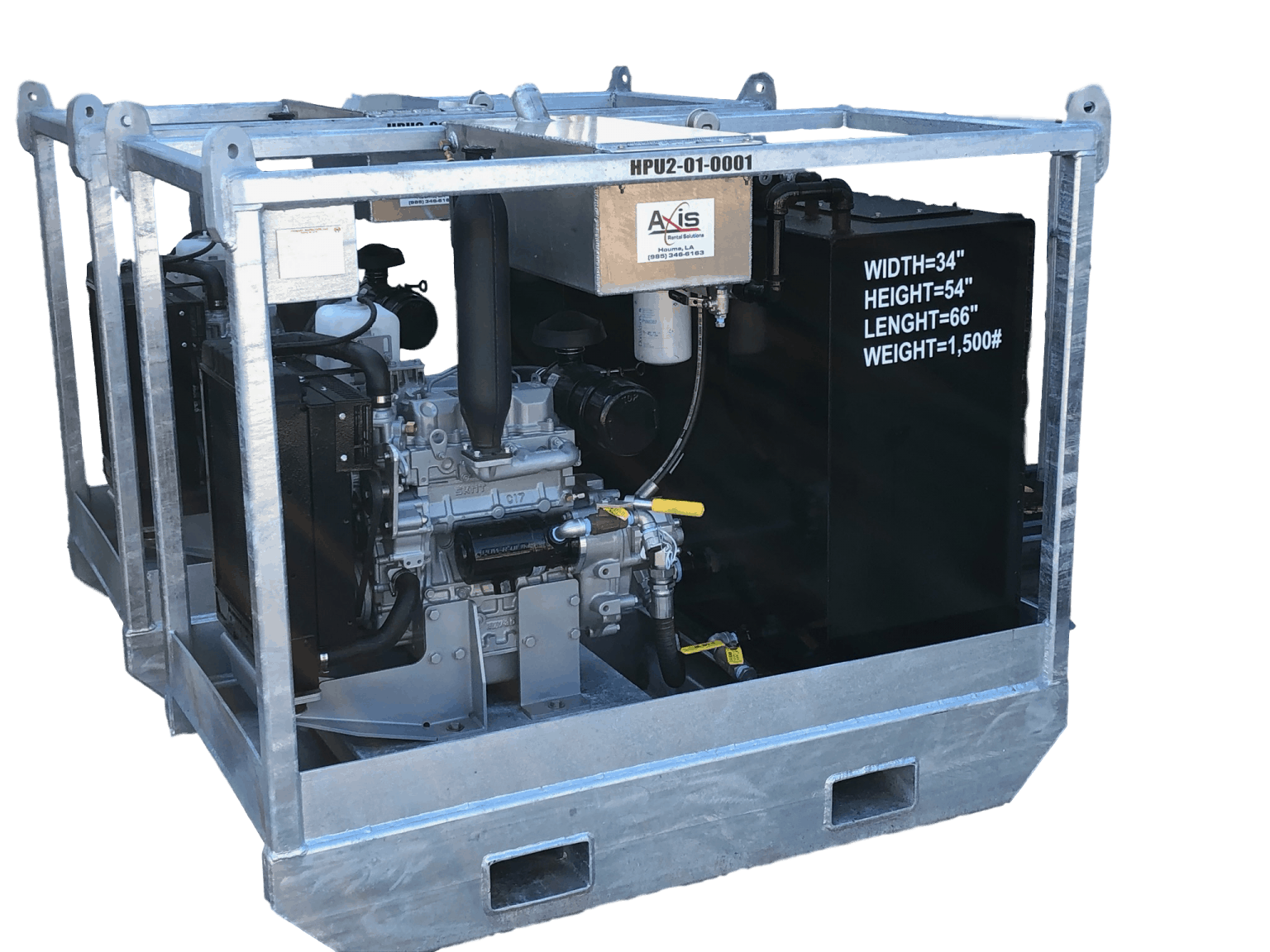 20 GPM Hydraulic Power Unit - Axis Rental Solutions